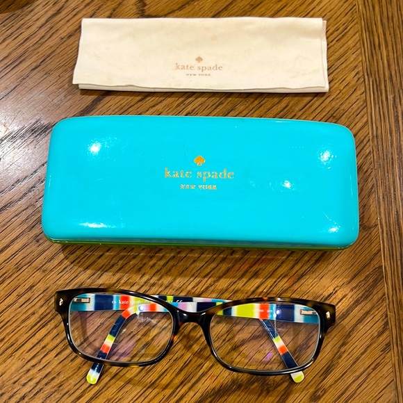 kate spade | Accessories | Kate Spade Lucyann Plastic Frame In Tortoise ...